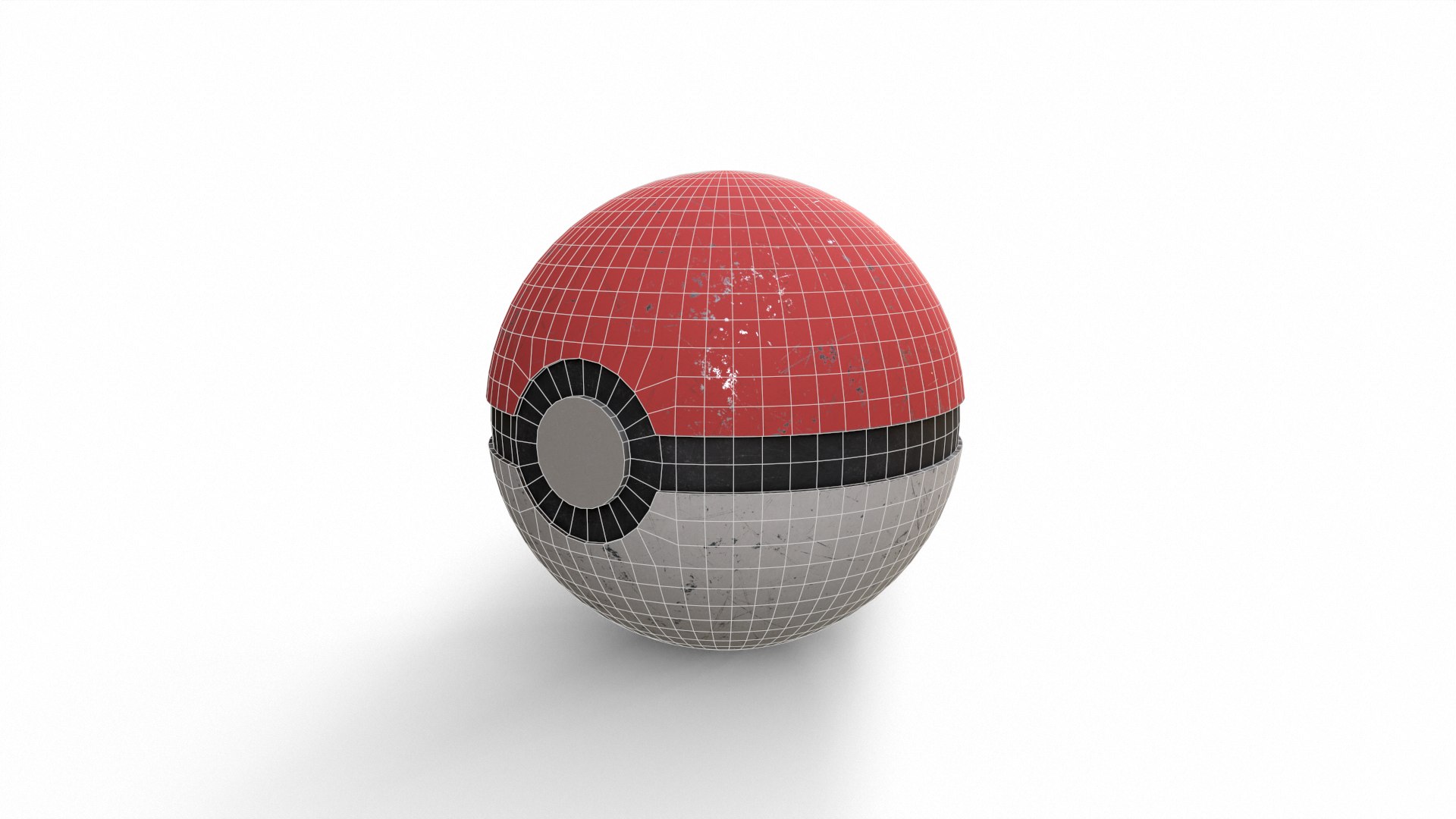 Pokeball Poke 3D Model - TurboSquid 1709897