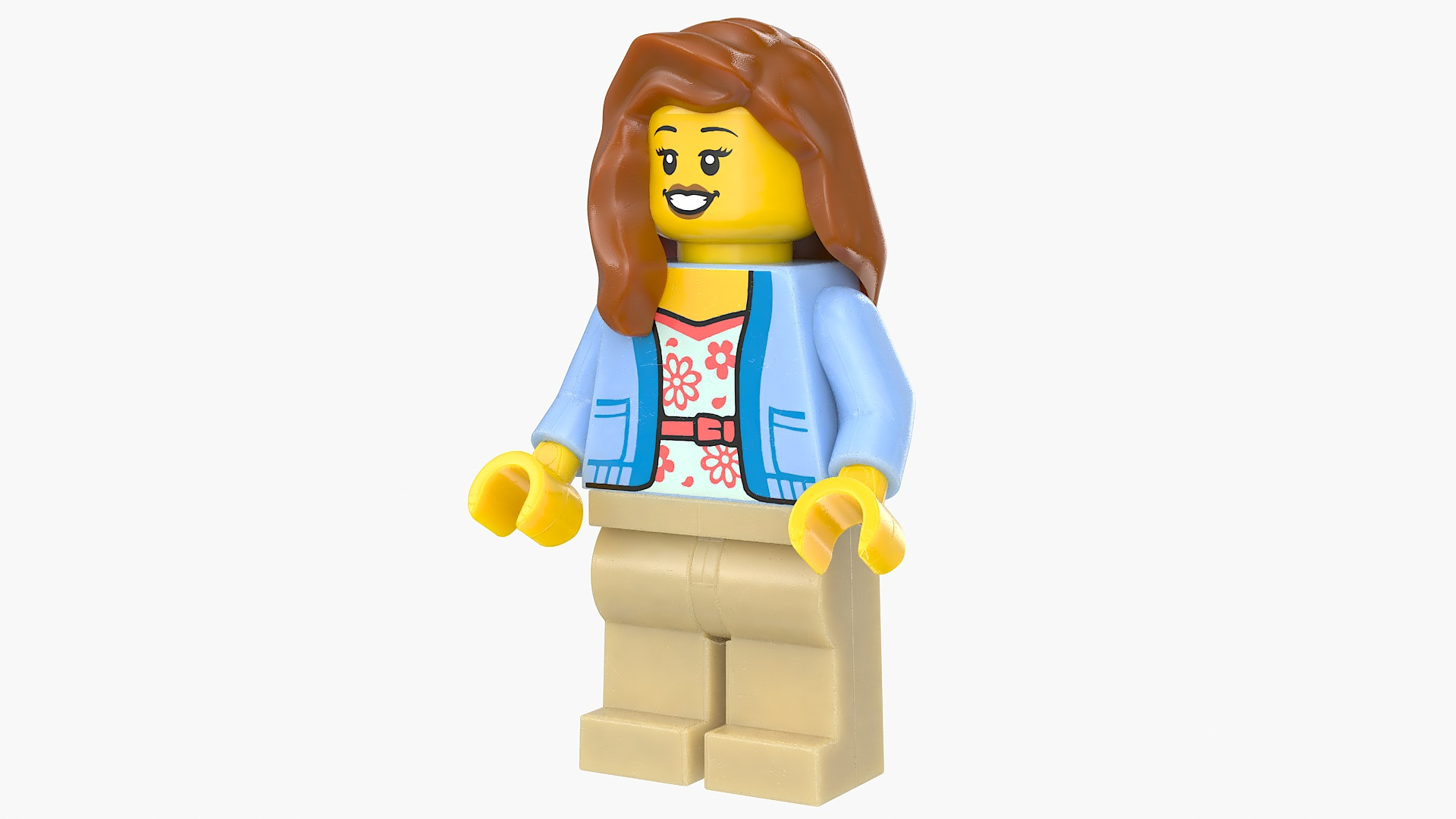 Lego Minifig Female 2 3D Model - TurboSquid 2202330