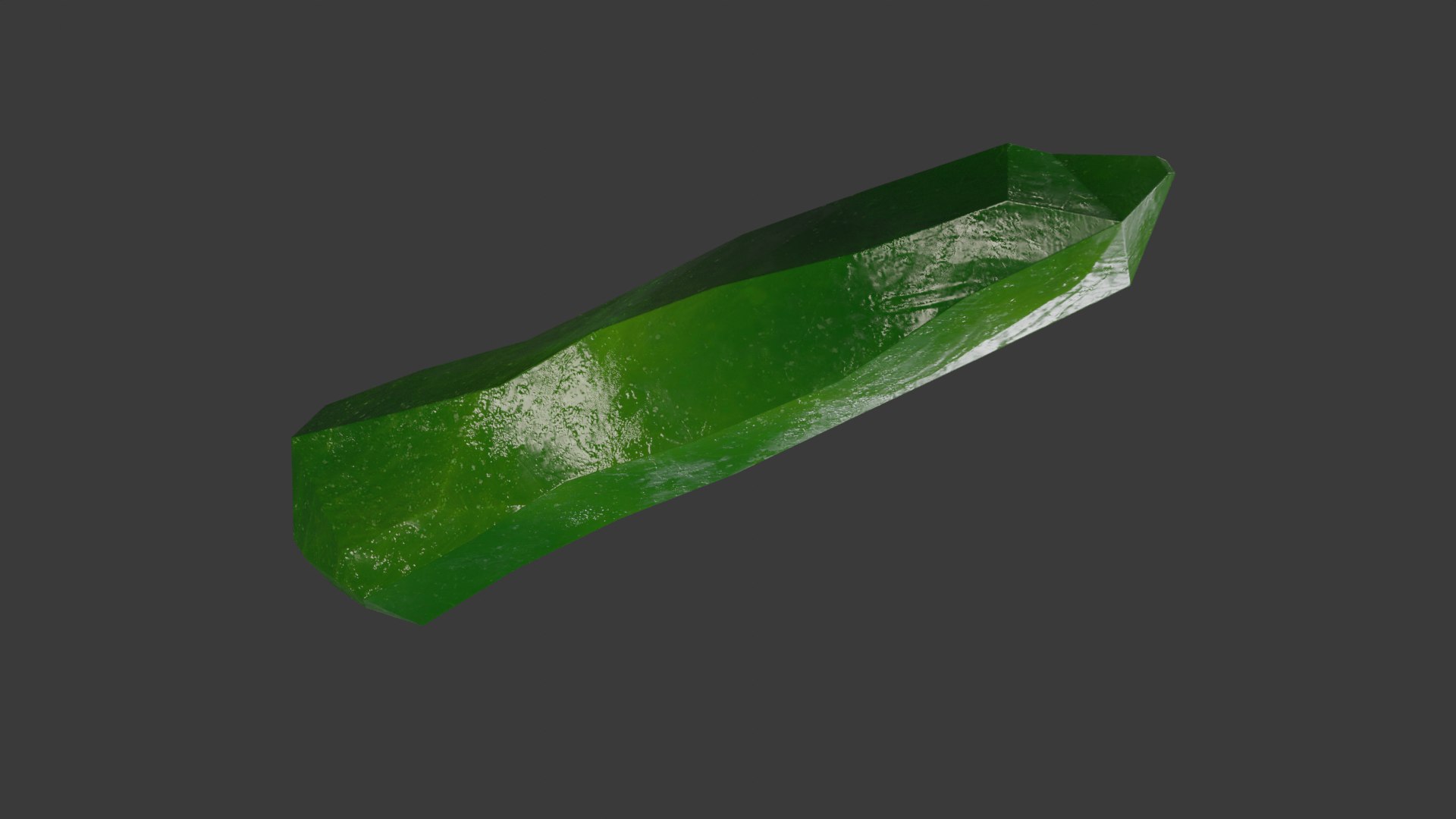 Stylized Green Magic Crystal 3D - TurboSquid 2146272