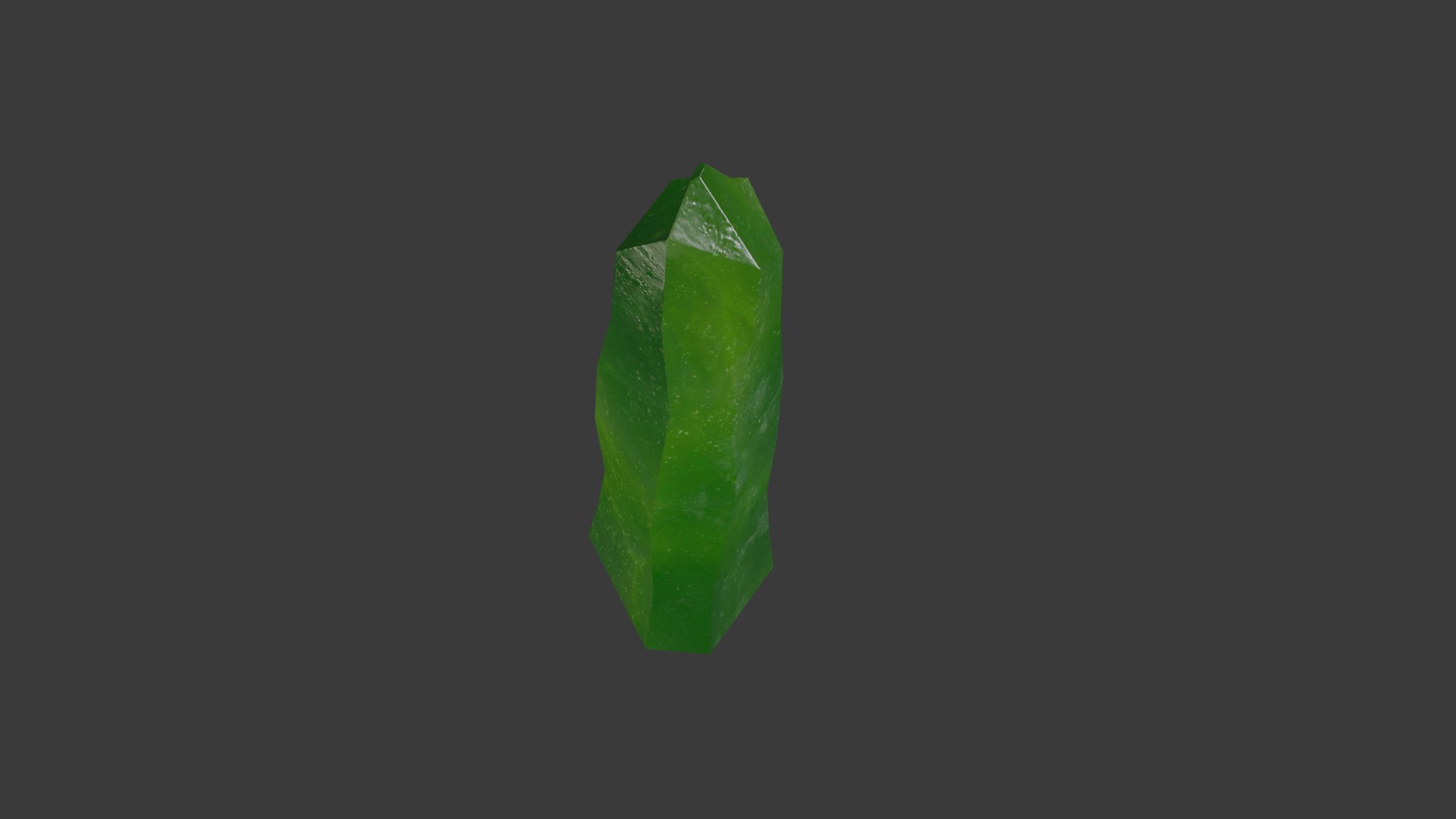 Stylized Green Magic Crystal 3D - TurboSquid 2146272