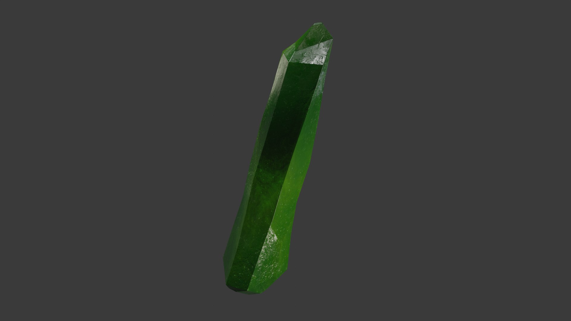 Stylized Green Magic Crystal 3D - TurboSquid 2146272