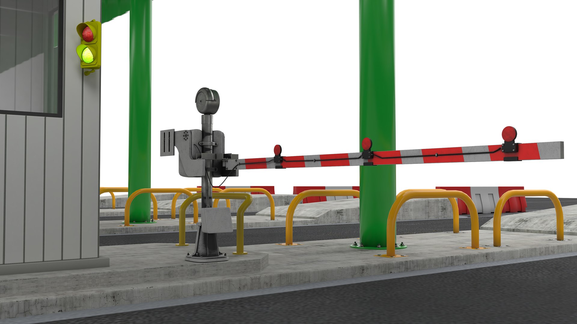 3D Toll Booth - TurboSquid 2225500