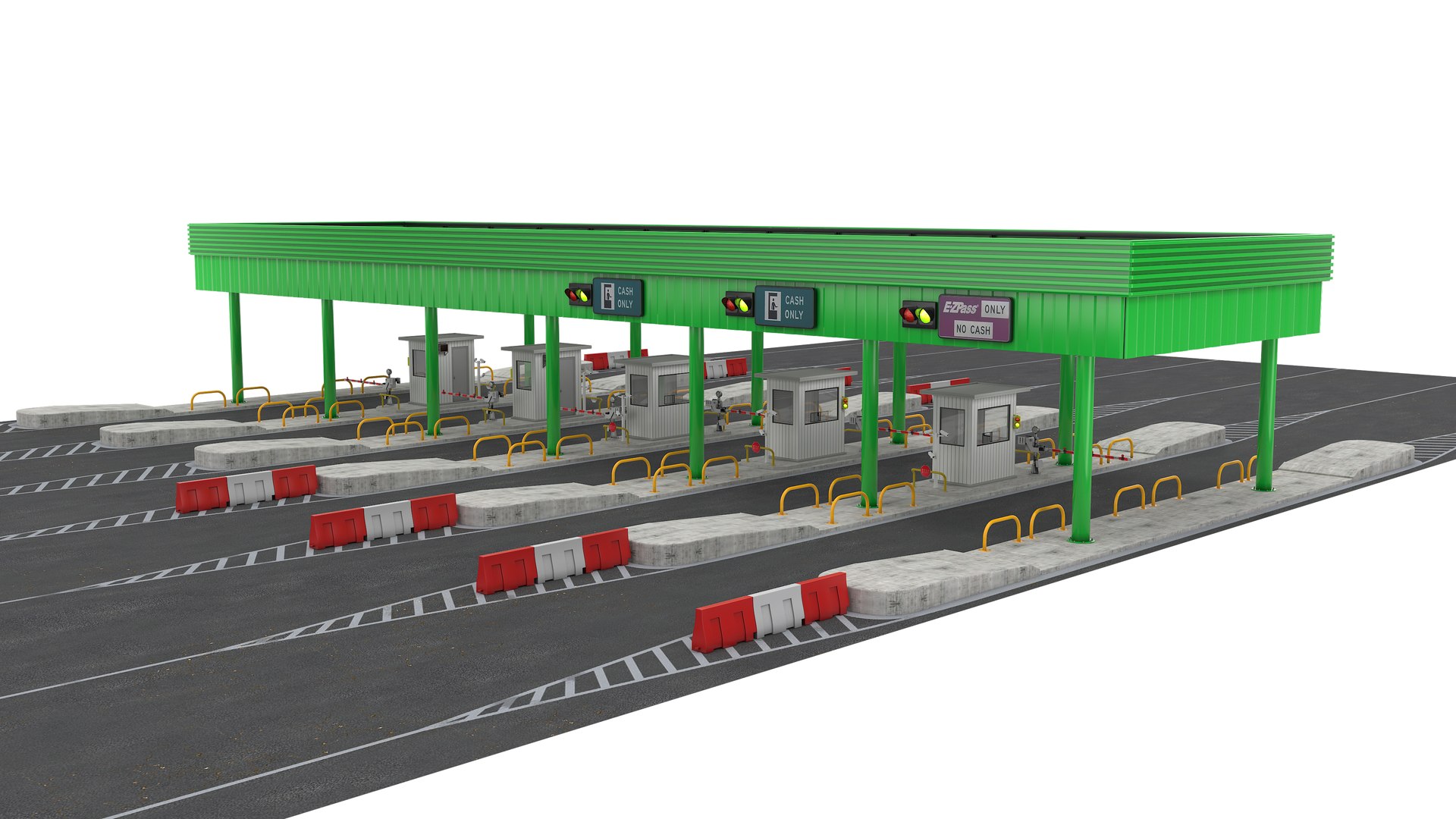 3D Toll Booth - TurboSquid 2225500