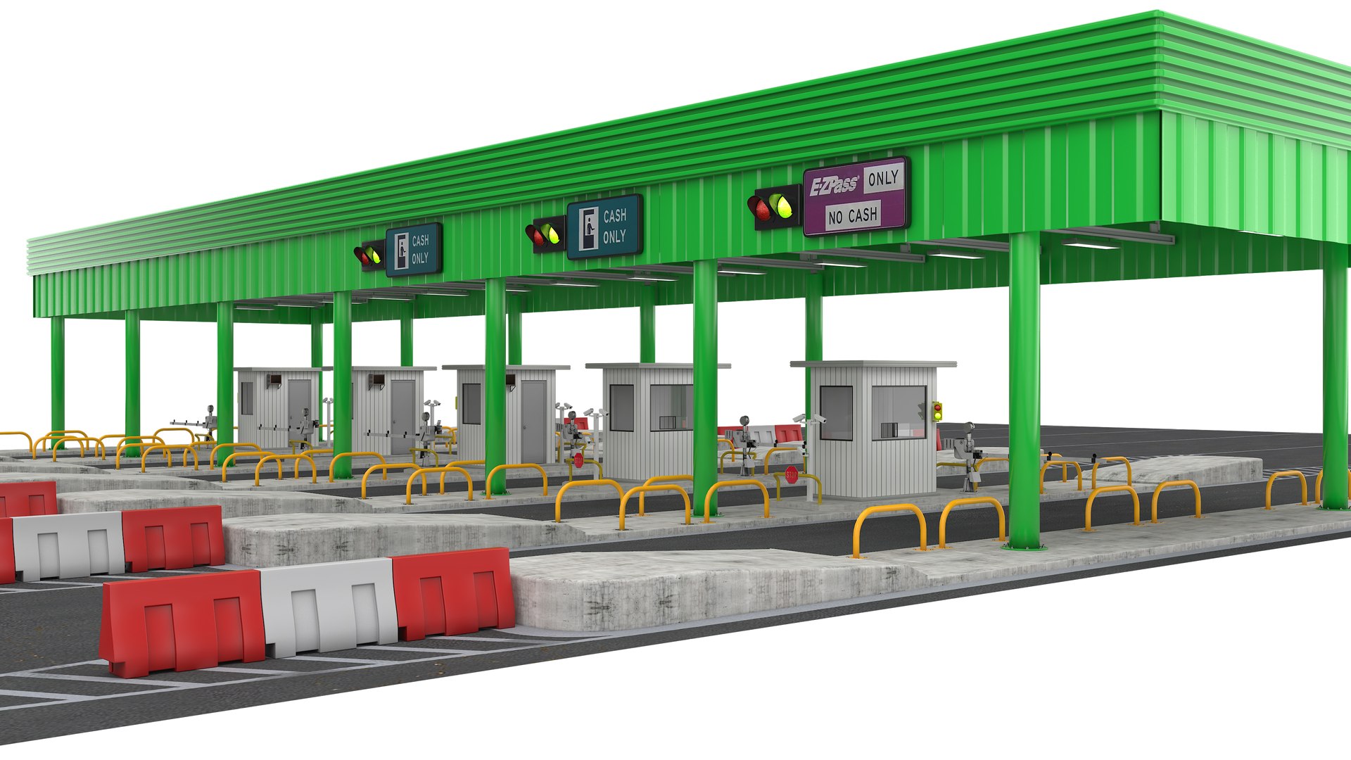 3D Toll Booth - TurboSquid 2225500