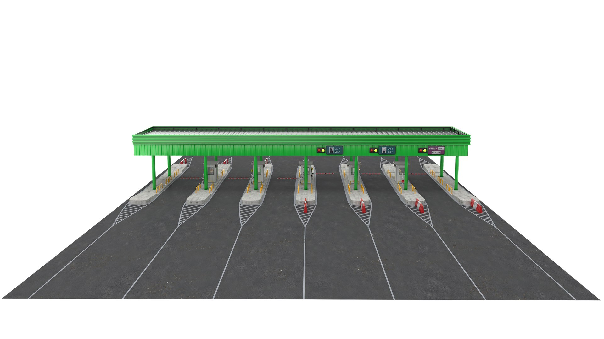 3D Toll Booth - TurboSquid 2225500