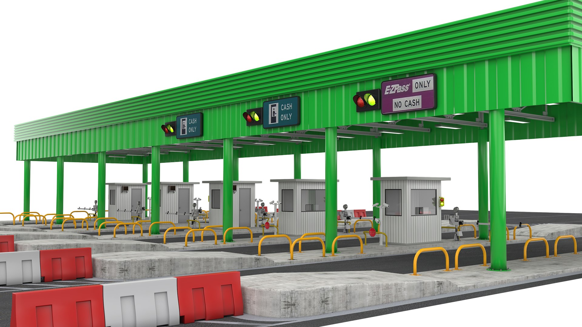 3D Toll Booth - TurboSquid 2225500