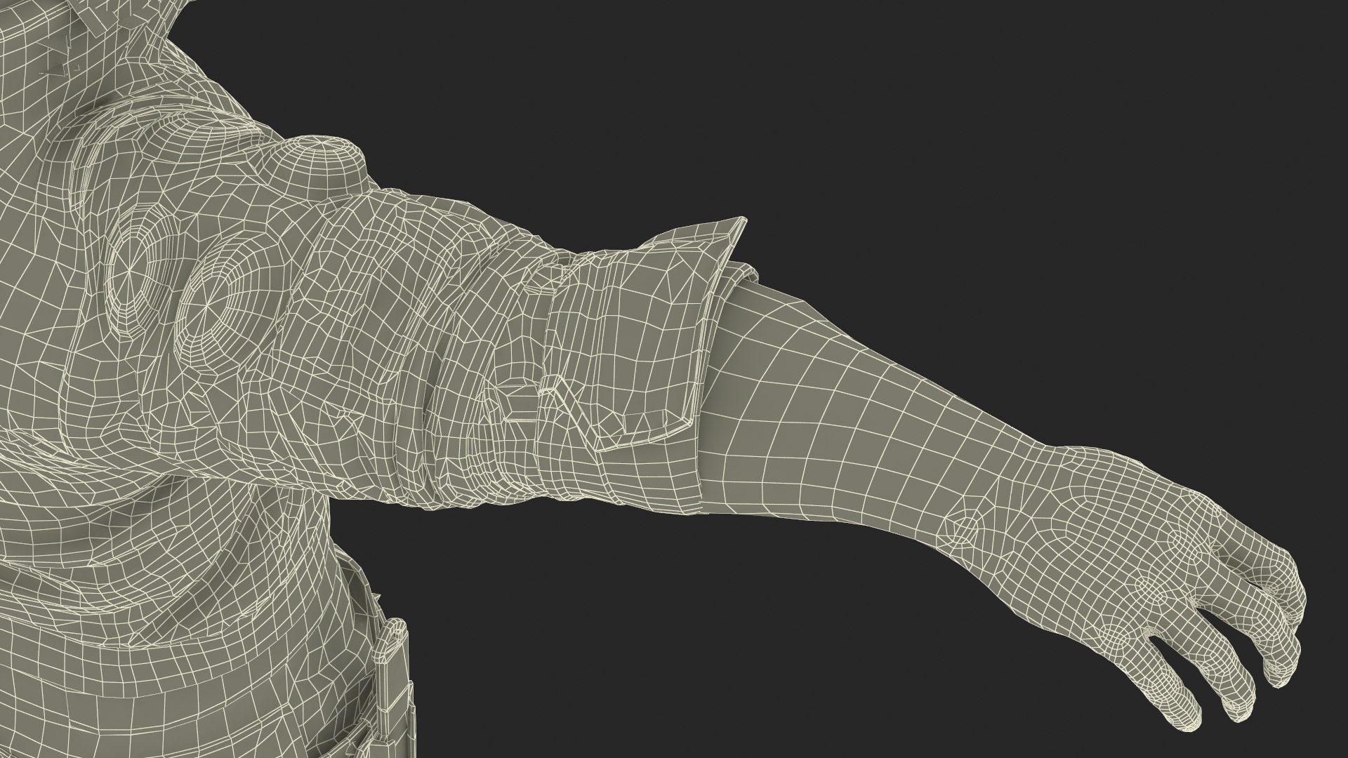 3D Cyberpunk 2077 Geralt Character T-Pose - TurboSquid 2206054
