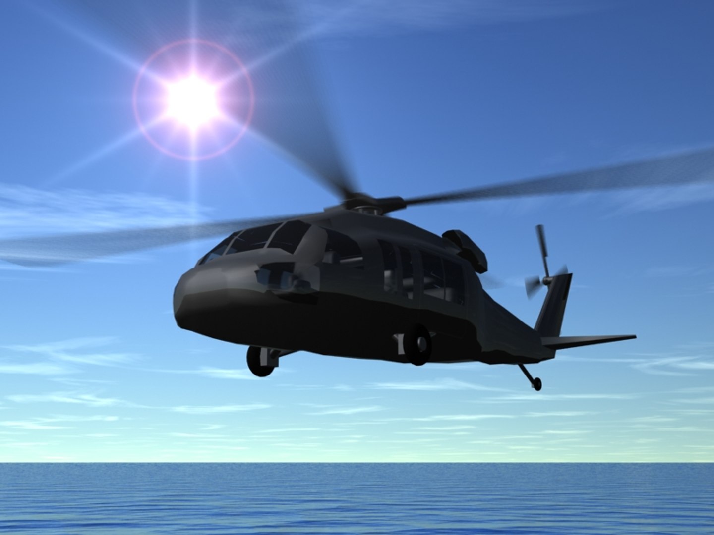 3d Model Black Hawk
