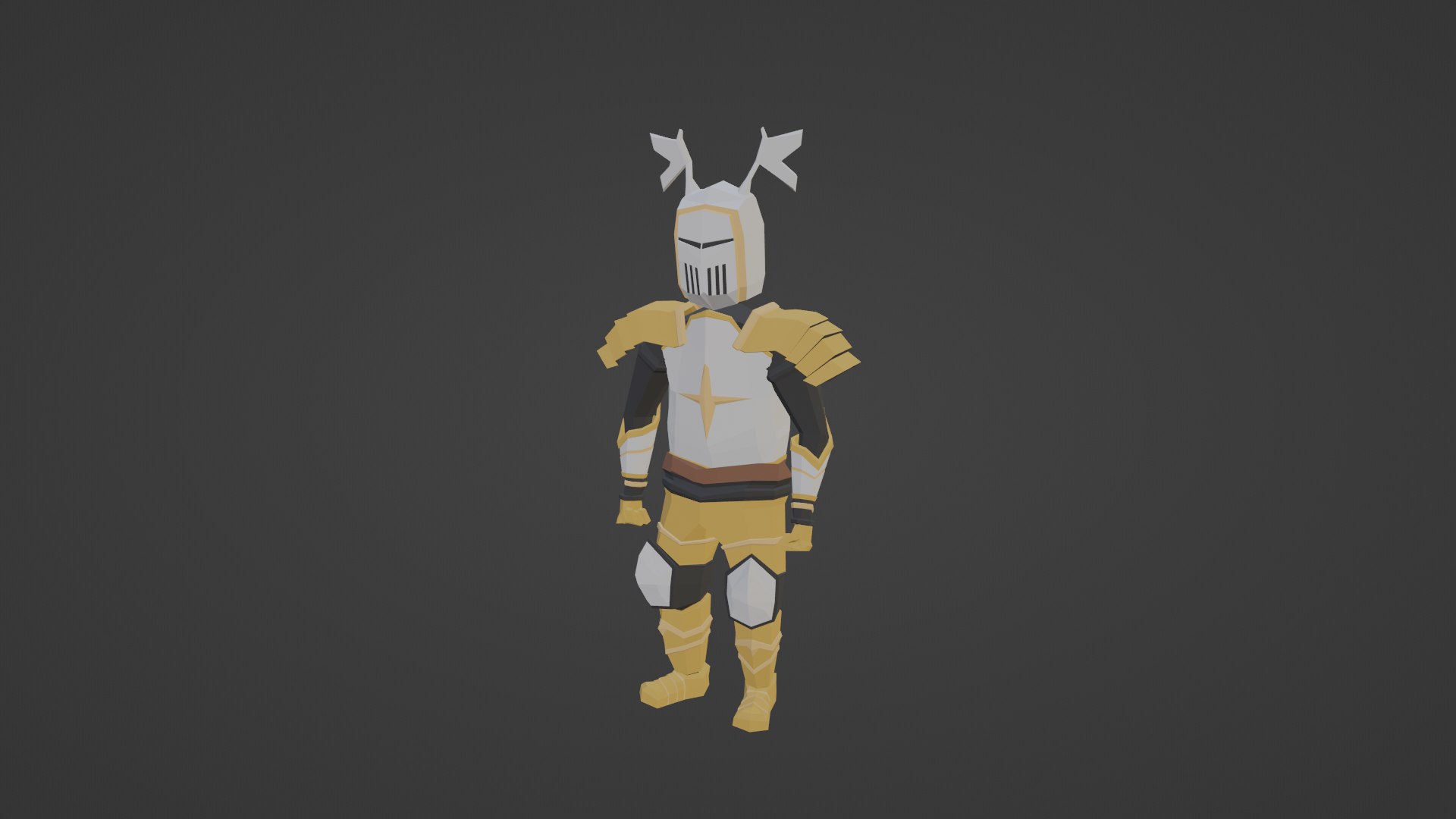 LOW POLY Templar 3D Model - TurboSquid 2209858