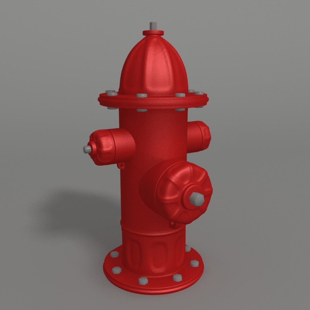 Water Hydrant 3d Model