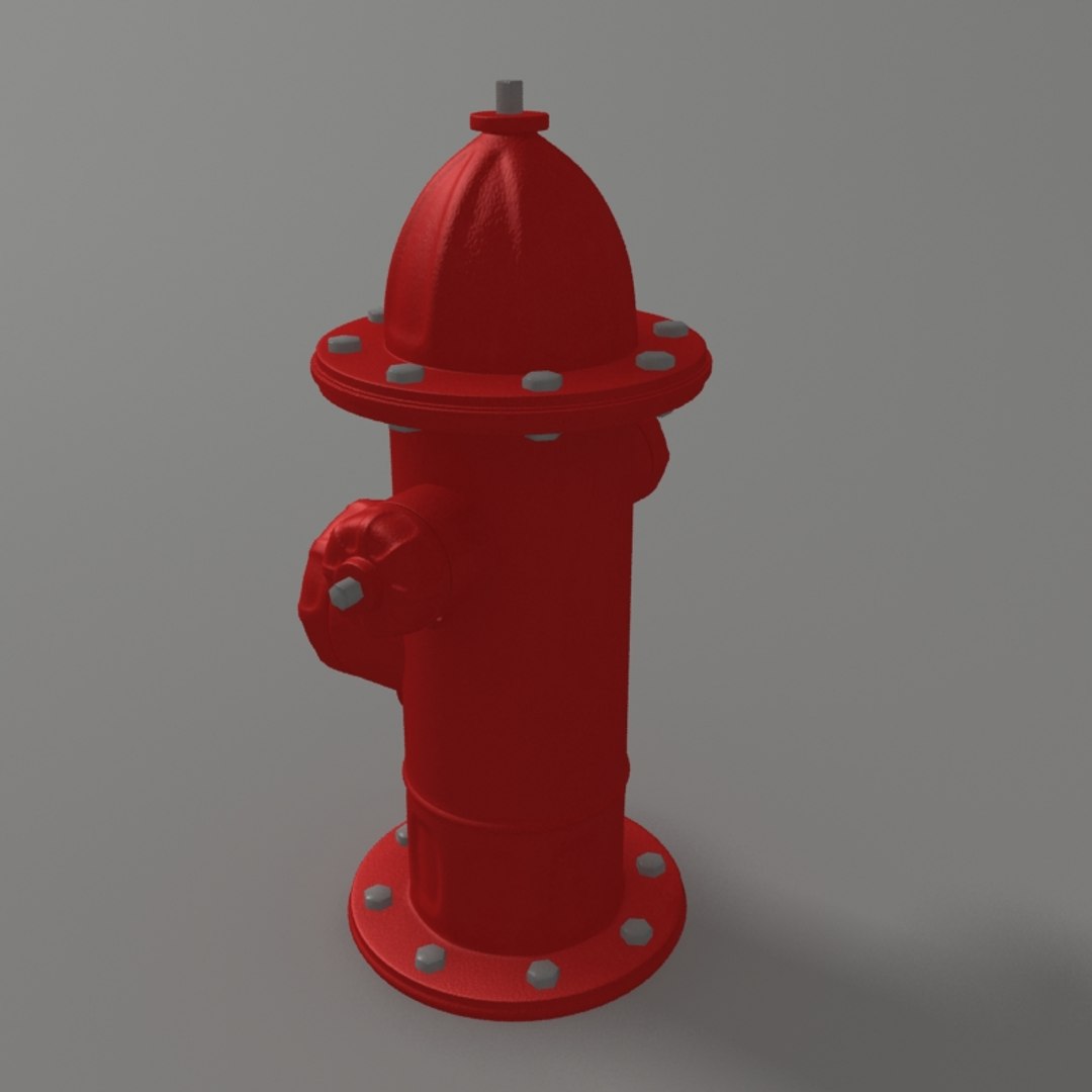 Water Hydrant 3d Model