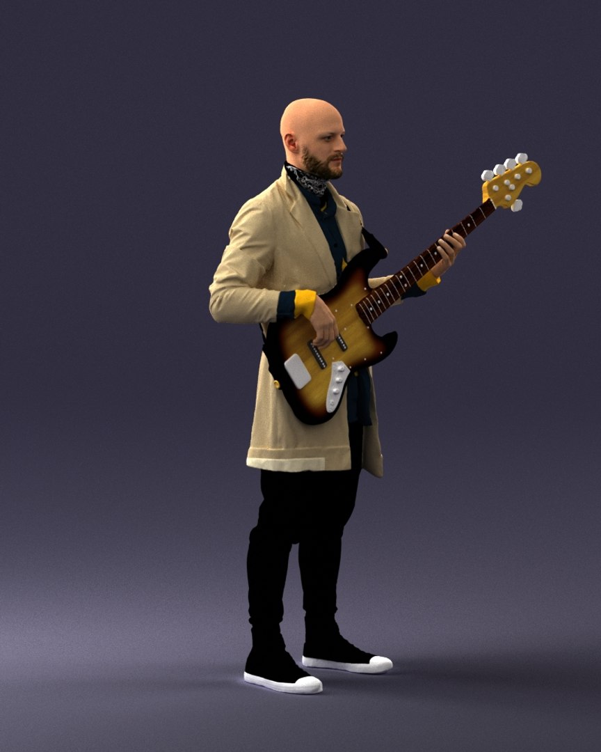 Musician Music 3D Model - TurboSquid 1387969