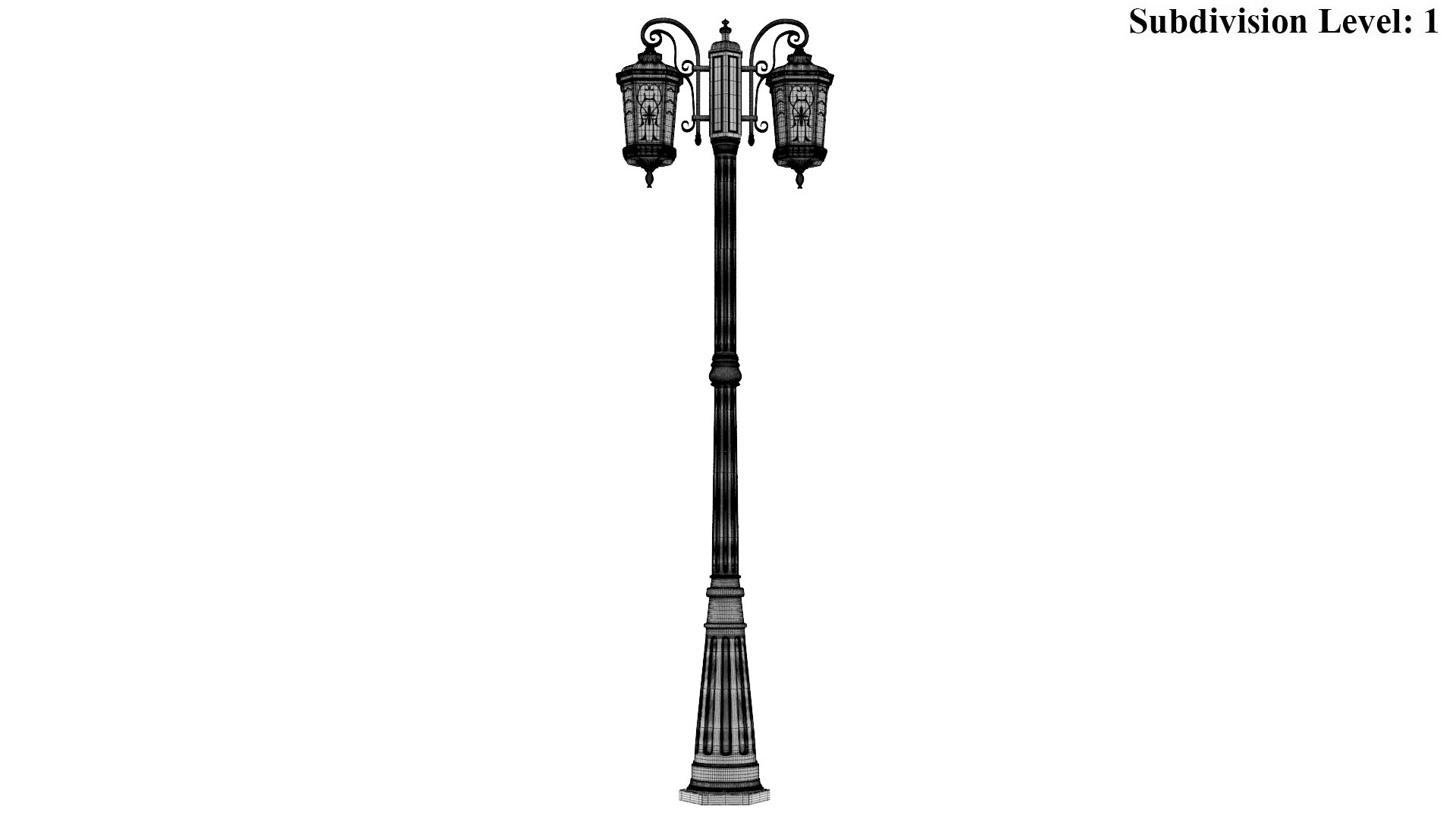 Detailed Classic Street Lights 3D - TurboSquid 2493326