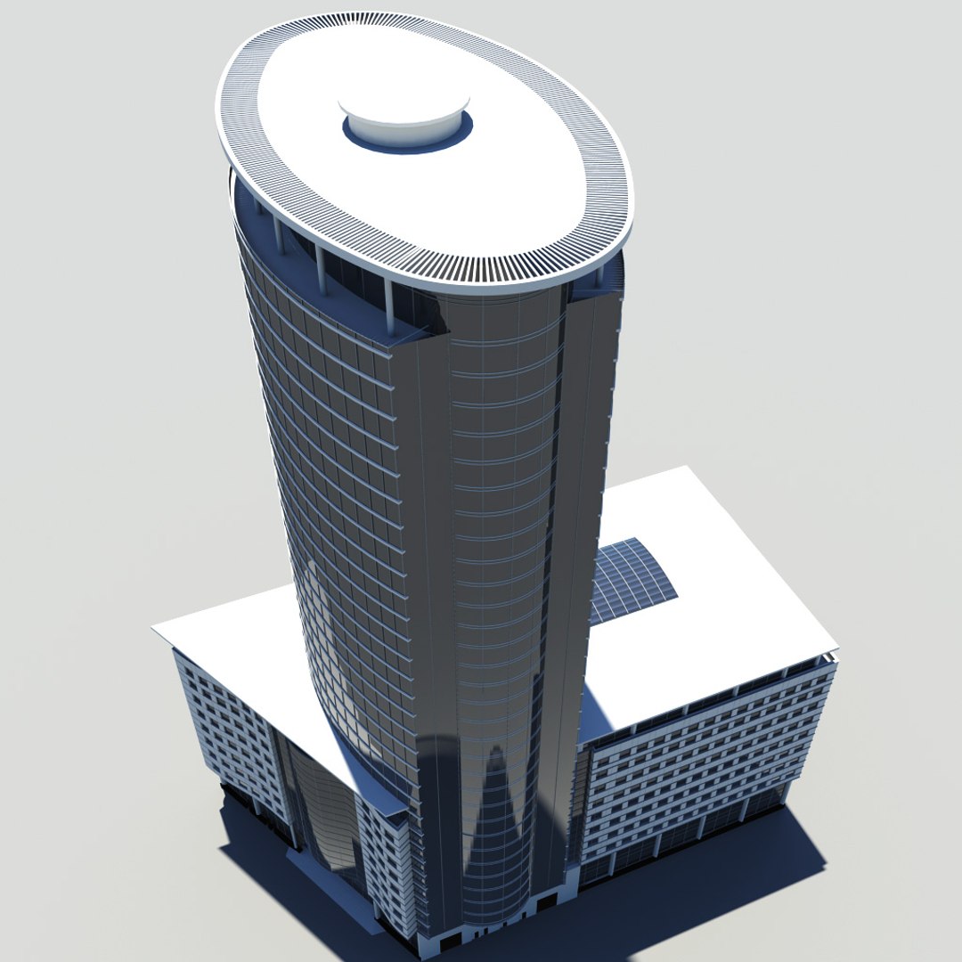 3d Modern Business Center Model