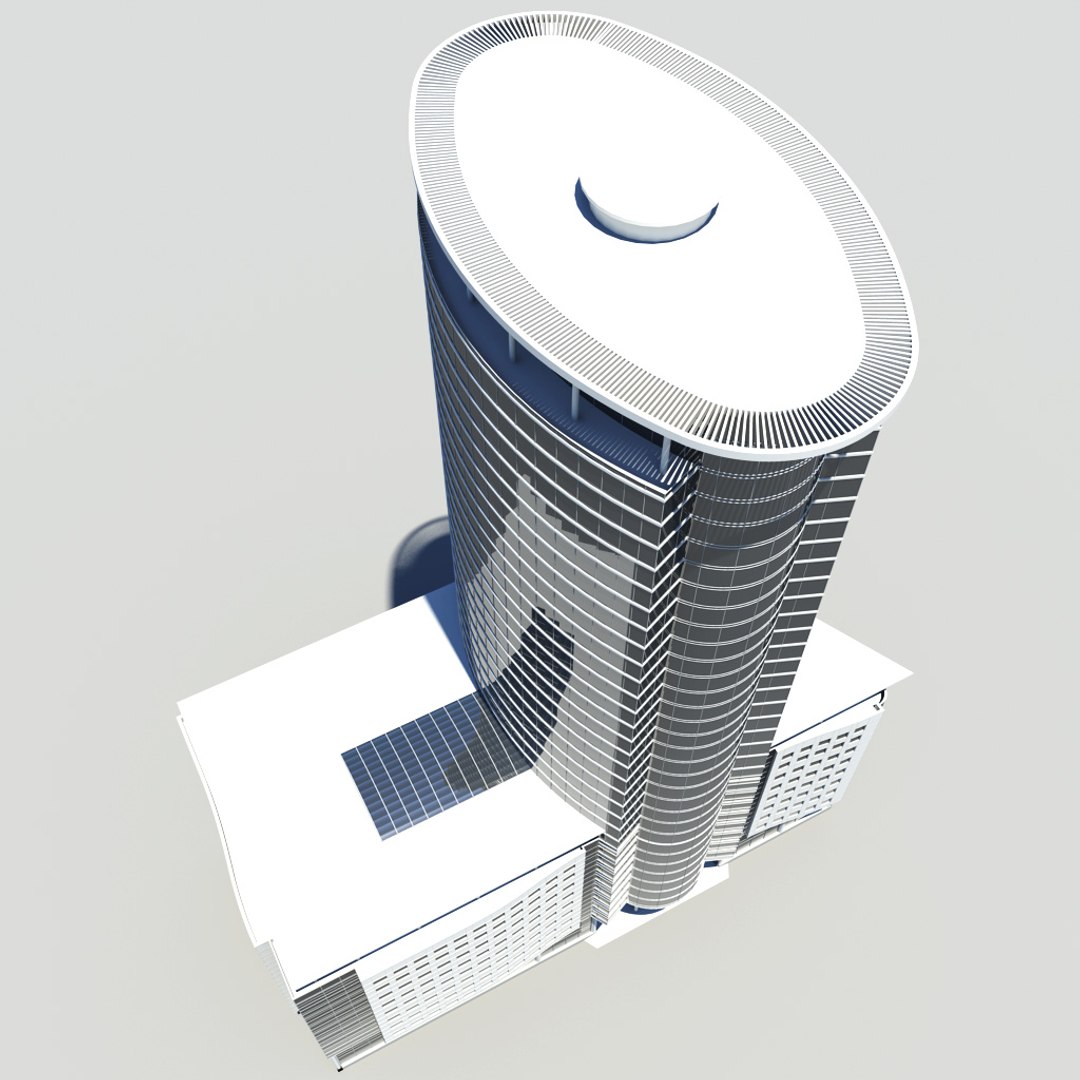 3d Modern Business Center Model