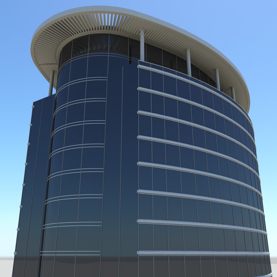 3d Modern Business Center Model