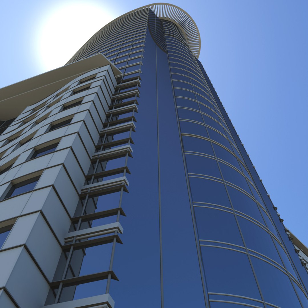 3d Modern Business Center Model