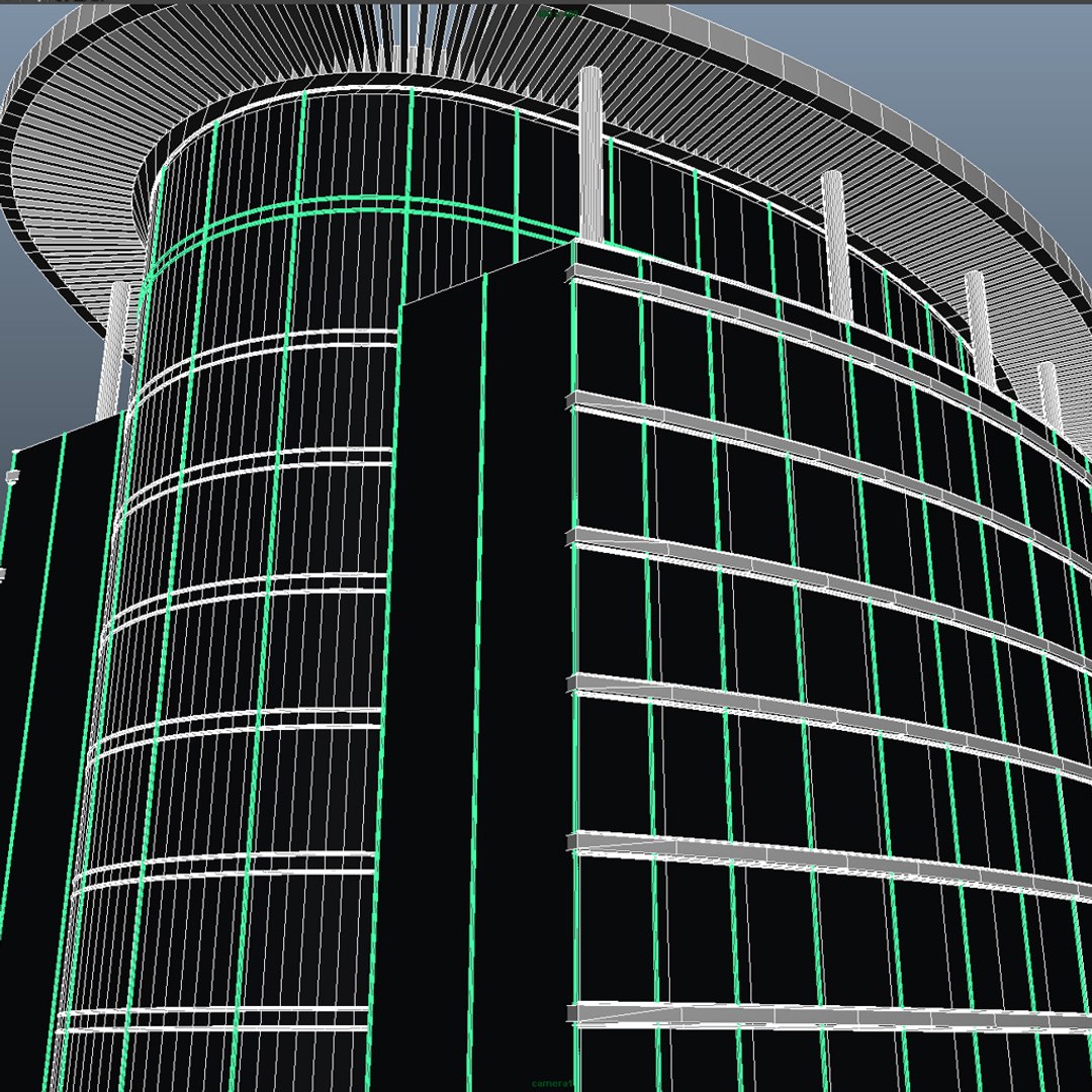 3d Modern Business Center Model
