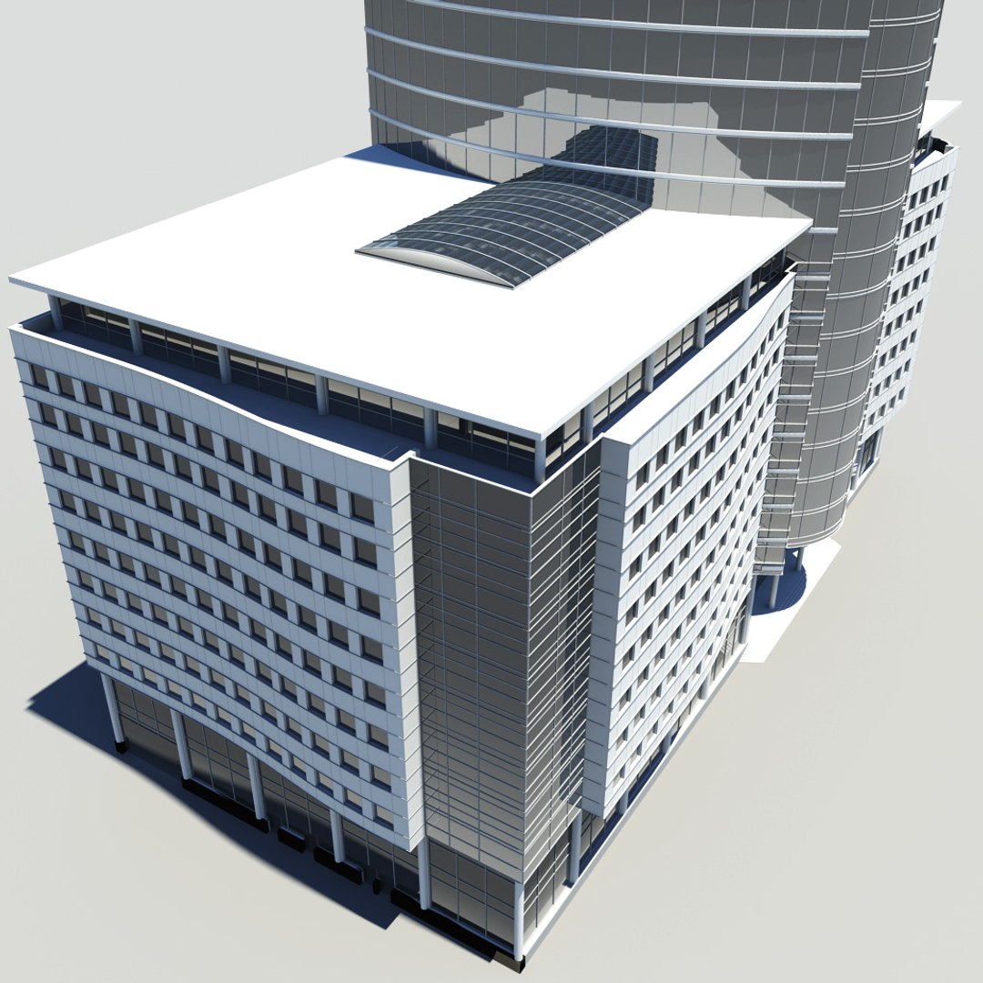 3d Modern Business Center Model