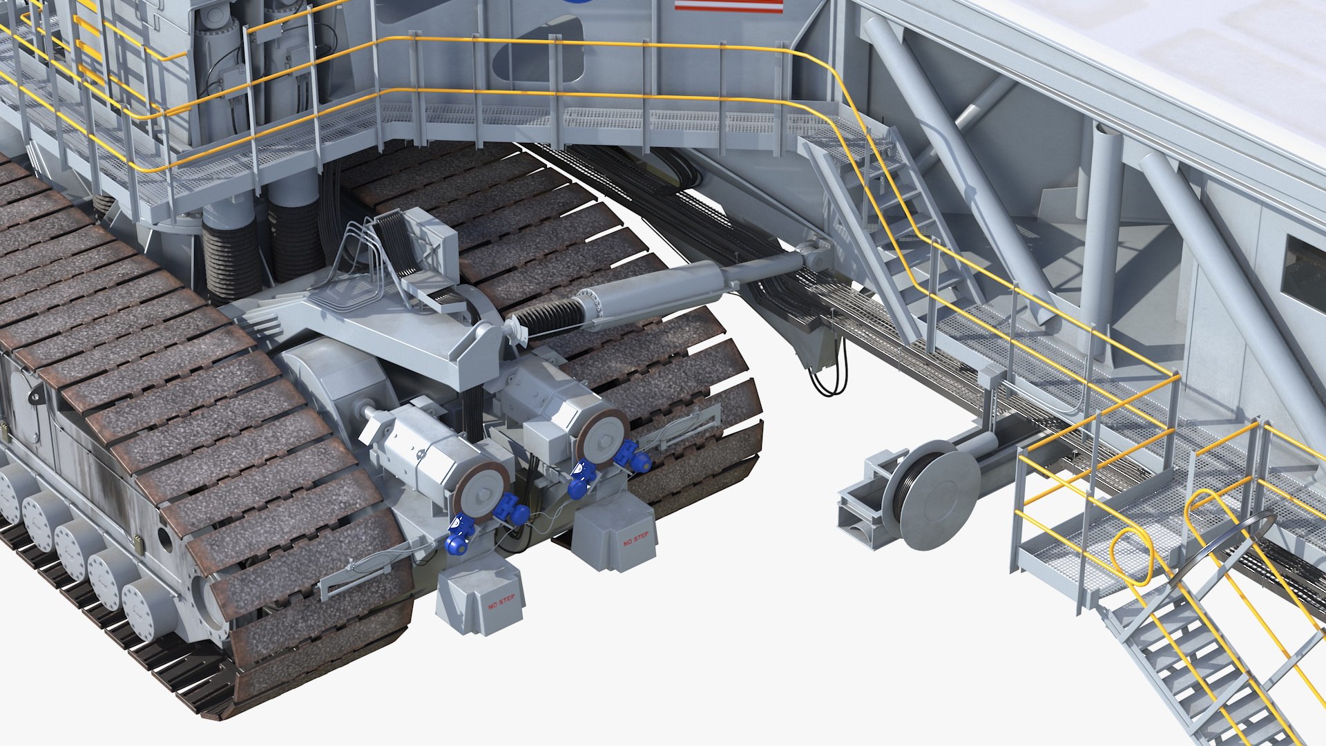 Nasa missile crawler transporter 3D model - TurboSquid 1659500