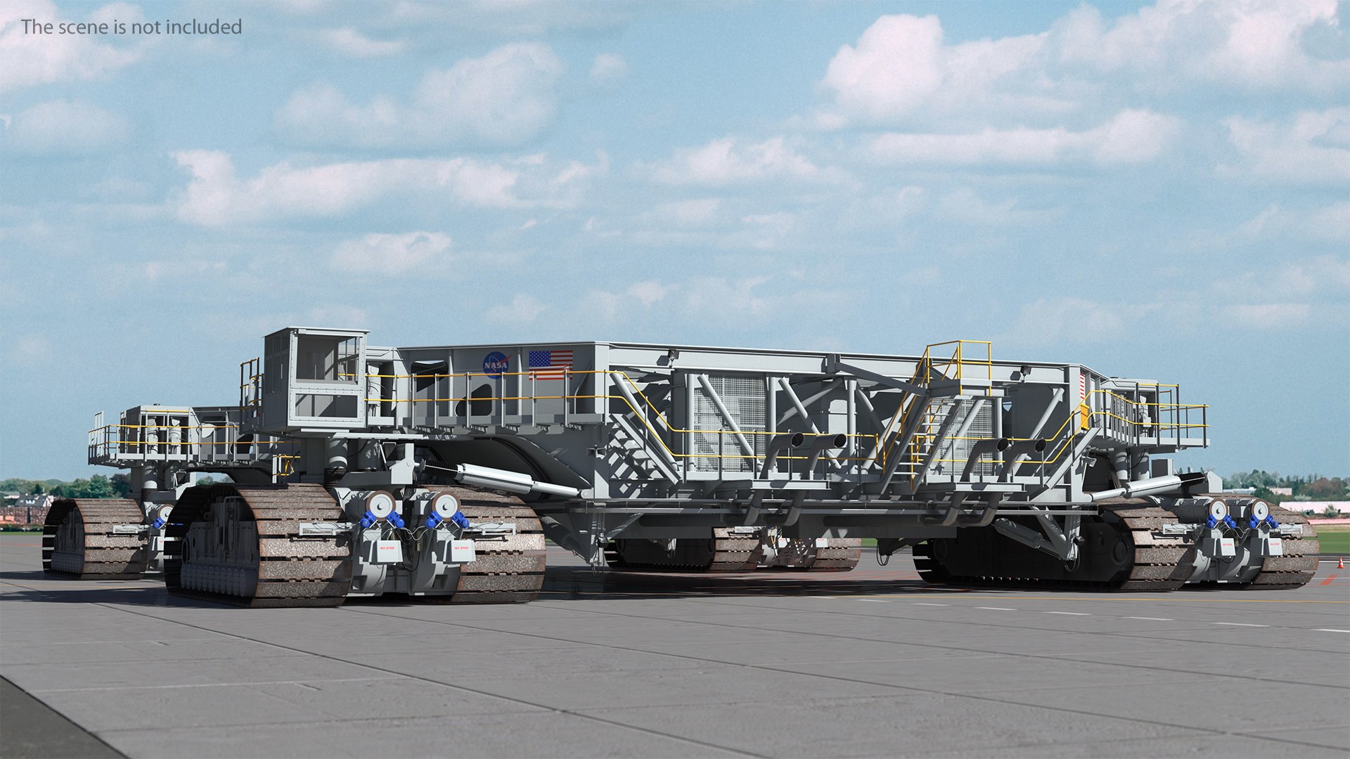 Nasa missile crawler transporter 3D model - TurboSquid 1659500