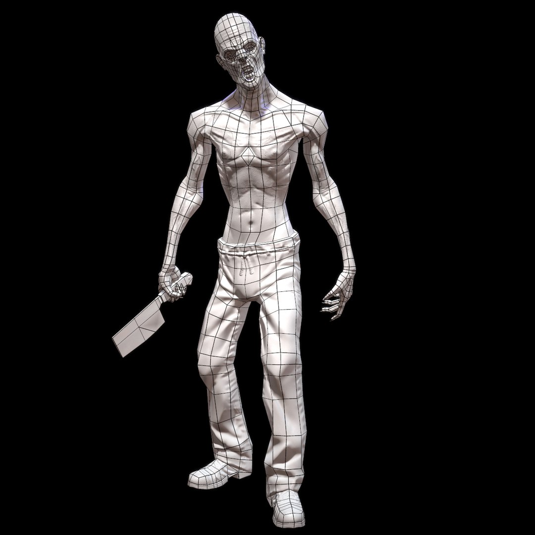 3ds Max Character Zombie