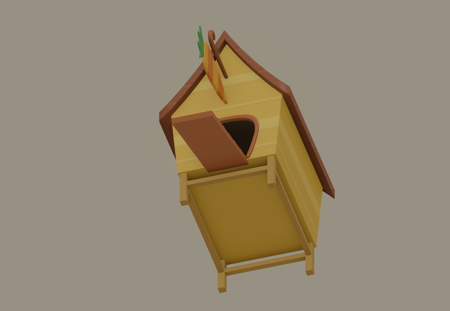 Bunny House 3D Model - TurboSquid 2044706