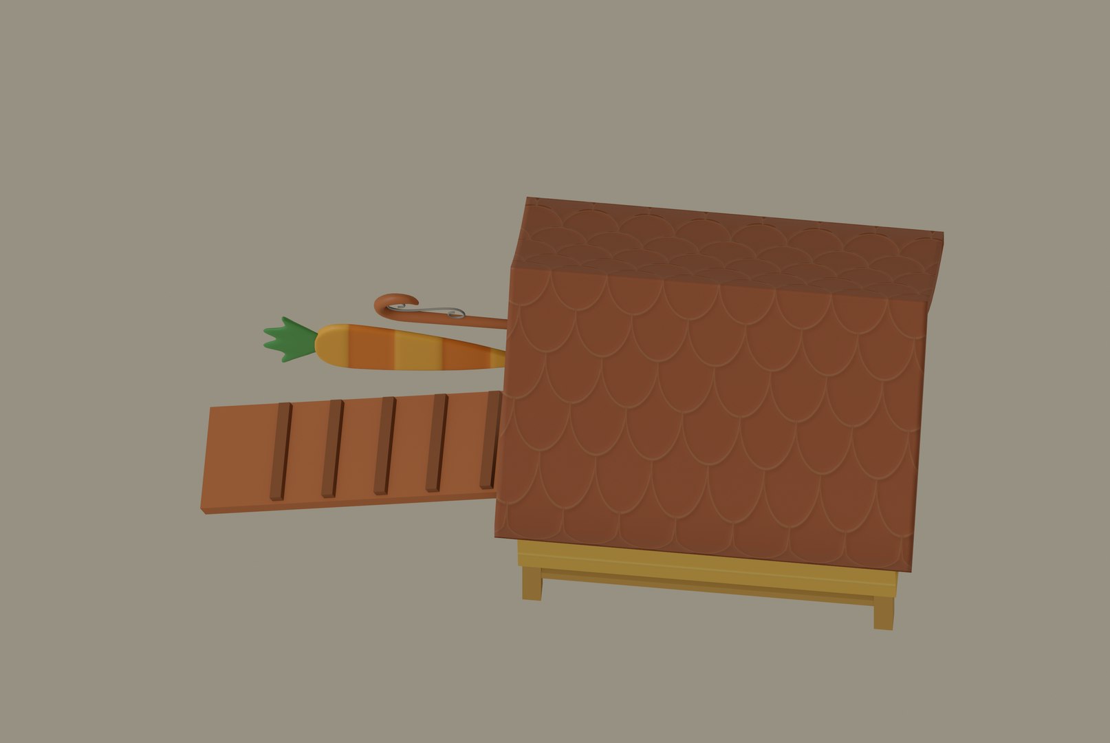 Bunny House 3D Model - TurboSquid 2044706