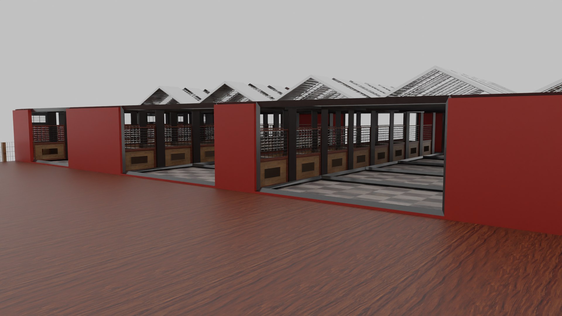 Horse Stable 3D Model - TurboSquid 2159181