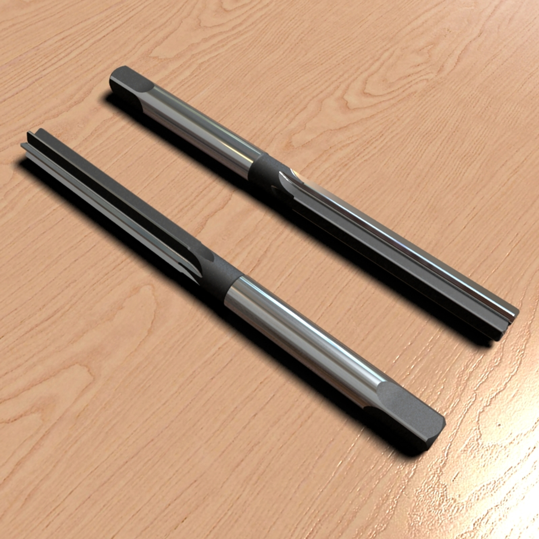 3d reamer 9mm-3d model