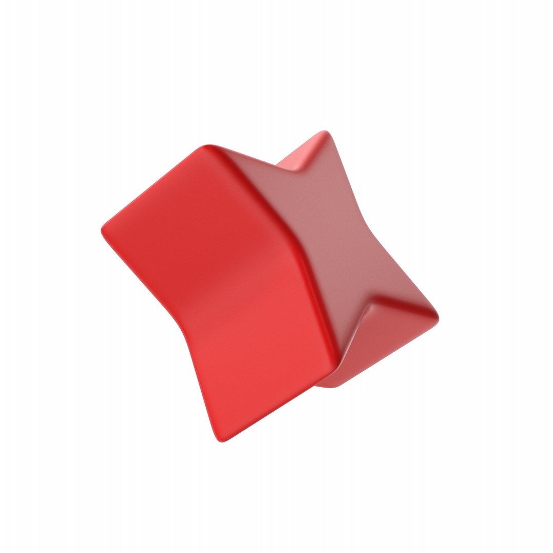 Star Geometric Shape 3D Model - TurboSquid 1911811