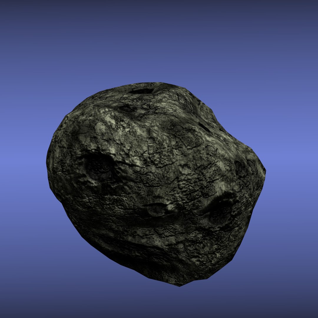 asteroid 3d obj