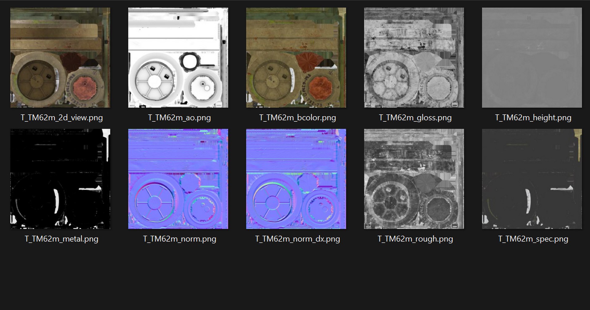 3D TM-62 Landmine Anti Tank Soviet Blast Mine TM62 - TurboSquid 2391618