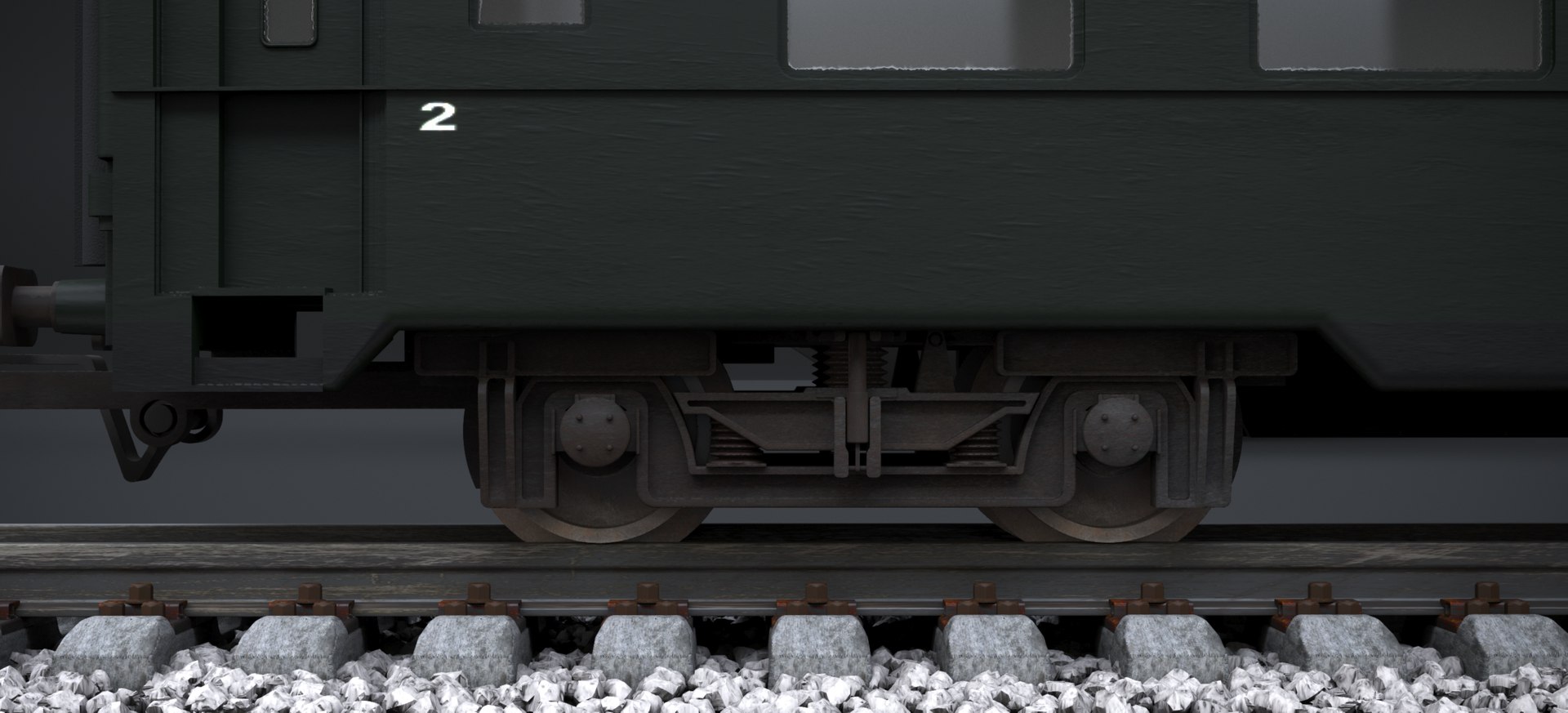 DB GREEN COACH KE-GPR-R-63-2023 2 3D model - TurboSquid 2175789