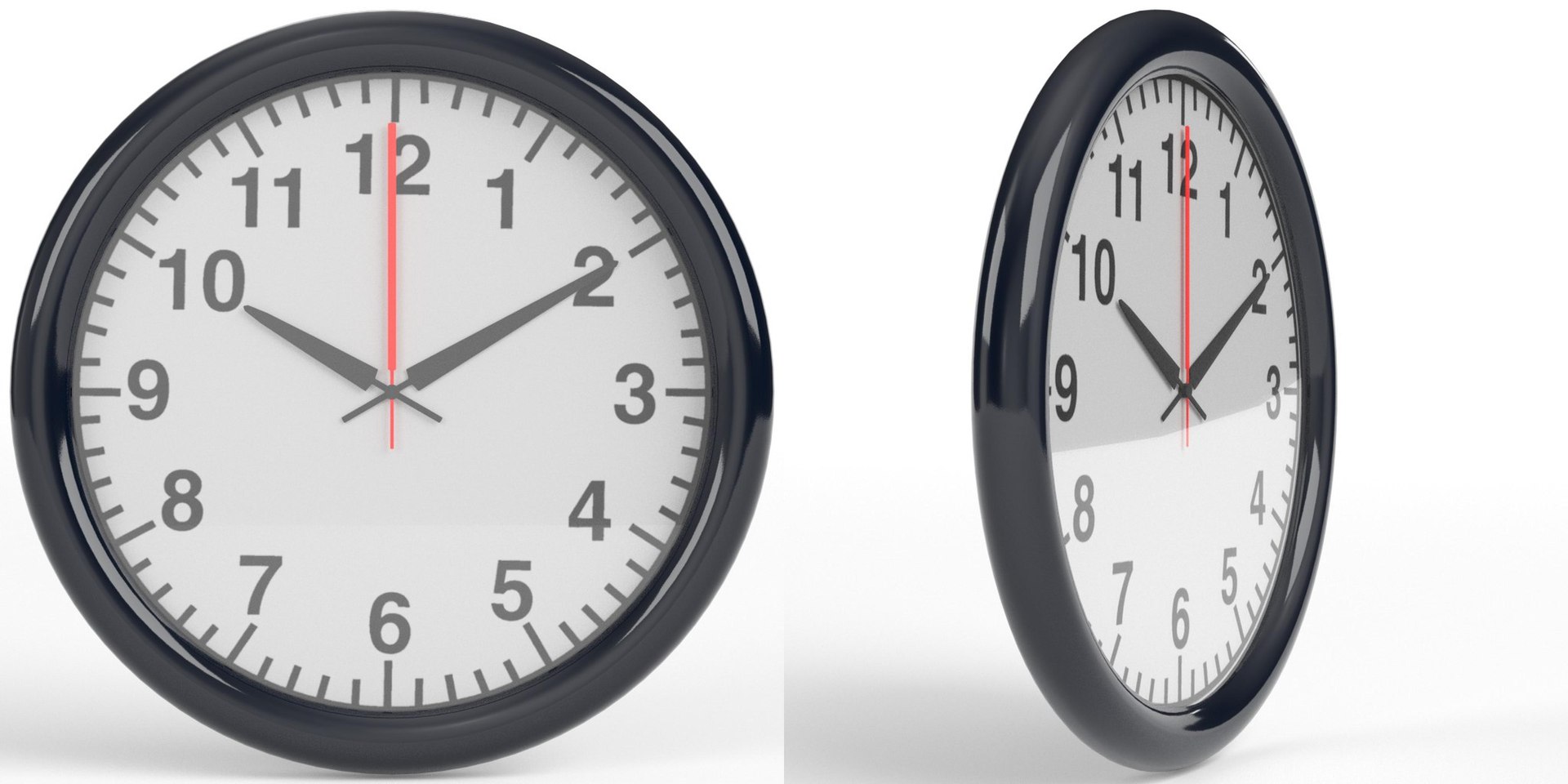 Wall Clock Office Hr Model - TurboSquid 1259525
