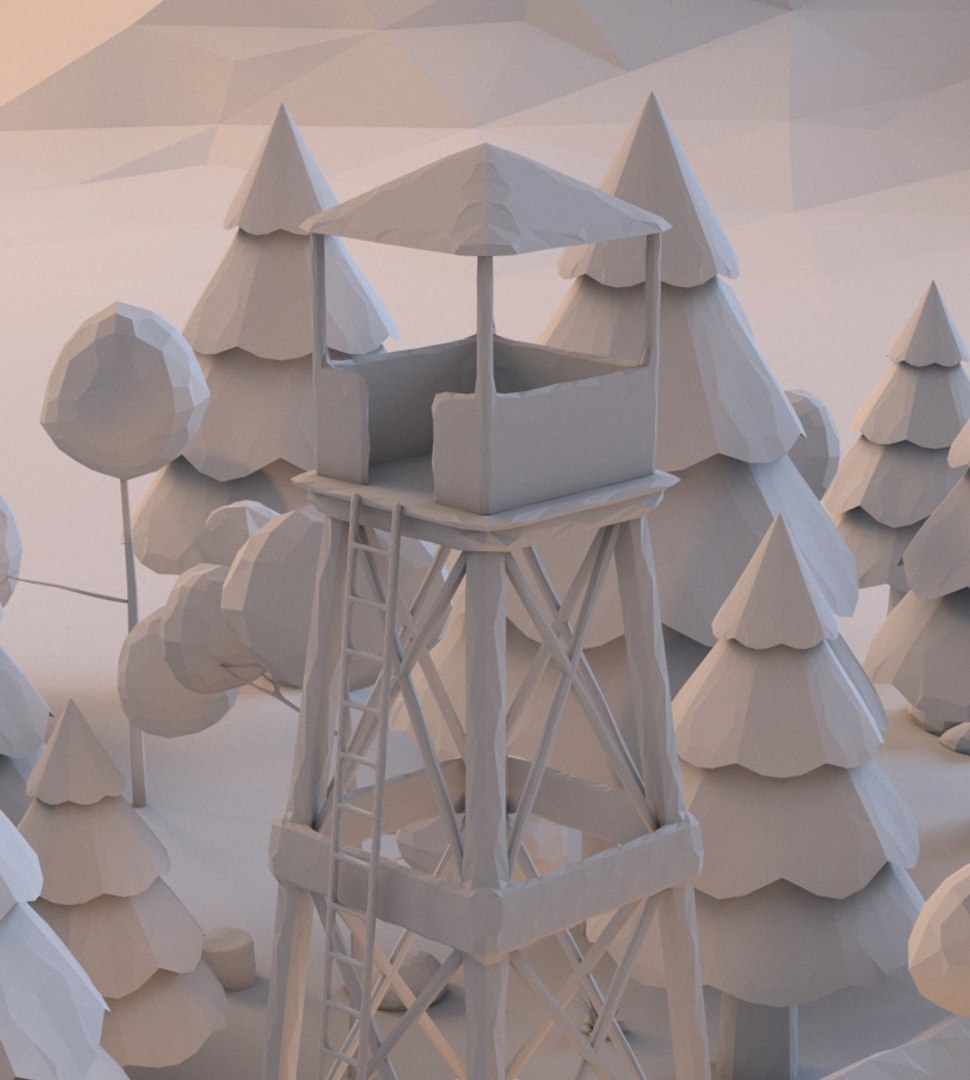 3D Model Forest Campfire - TurboSquid 1429973