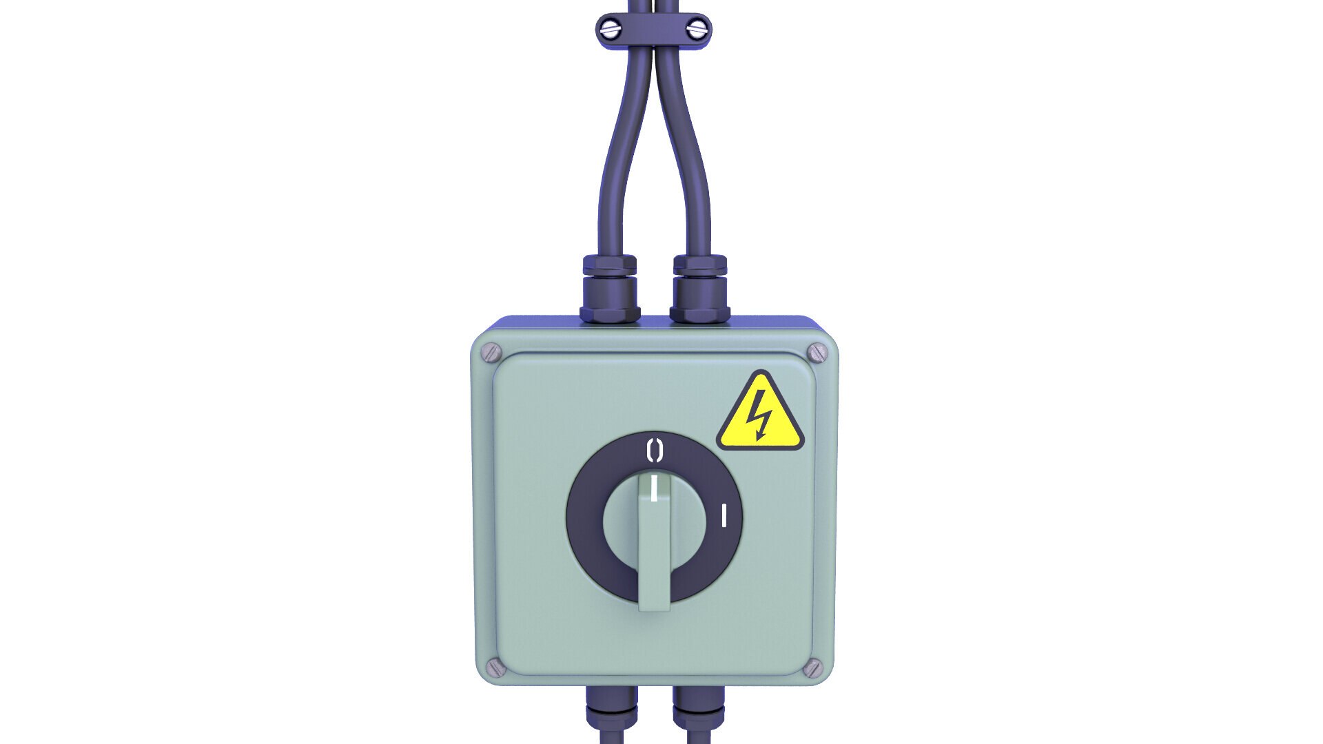 Industrial Power Switch 16 3D model - TurboSquid 1912599