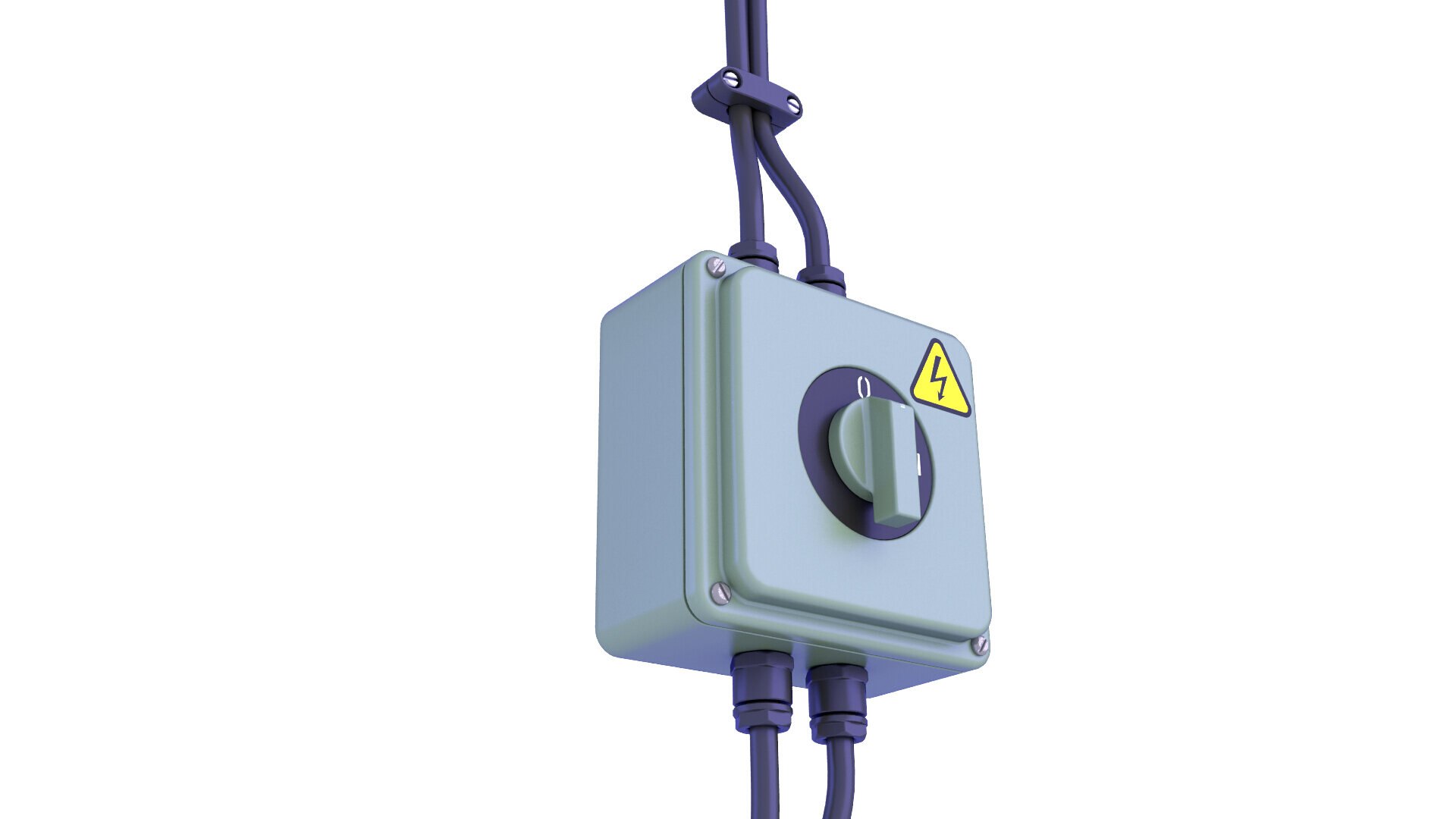 Industrial Power Switch 16 3D model - TurboSquid 1912599