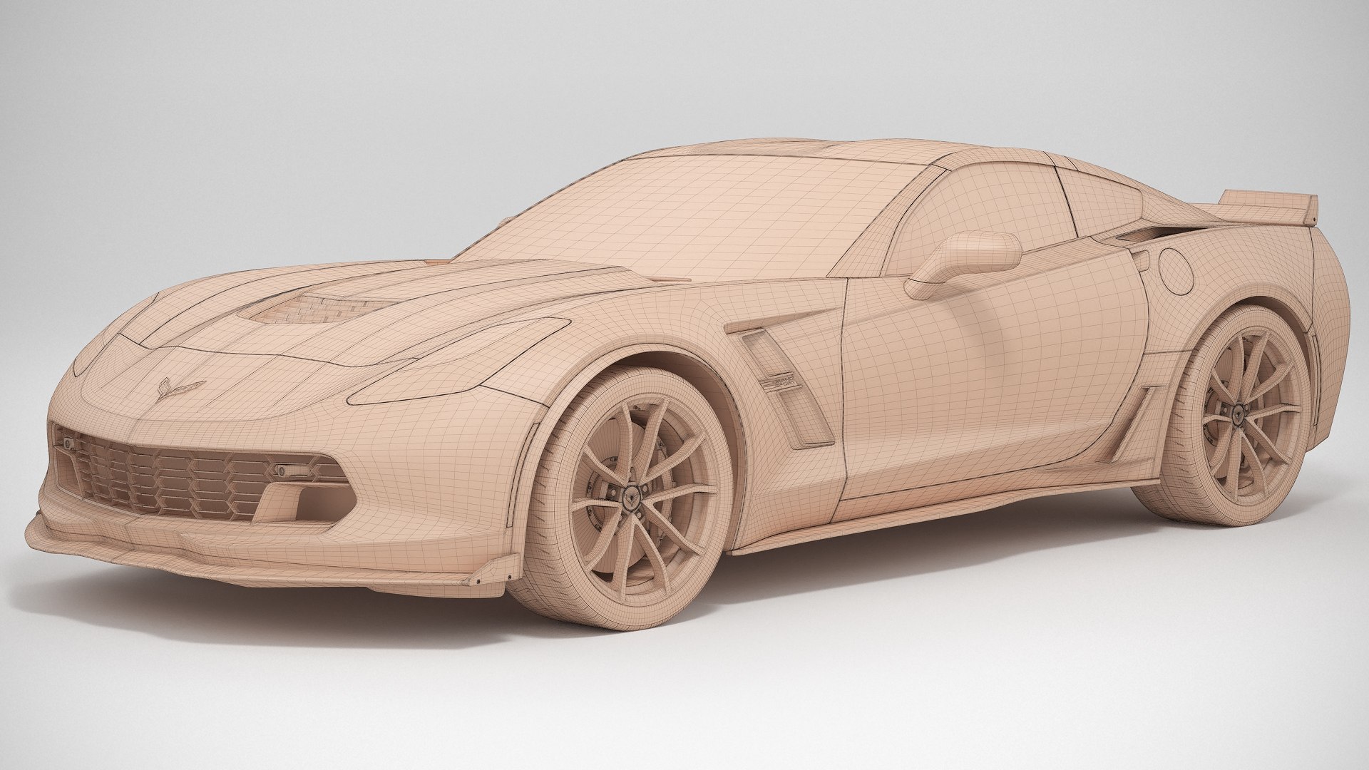 Chevrolet Corvette Grand Sport 2019 3D Model - TurboSquid 1857459