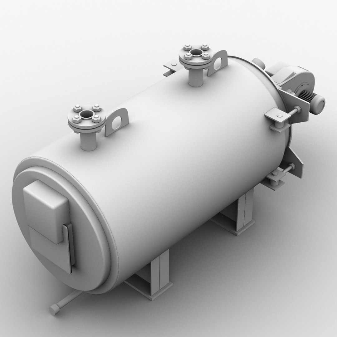 Gas Boiler 3d Model