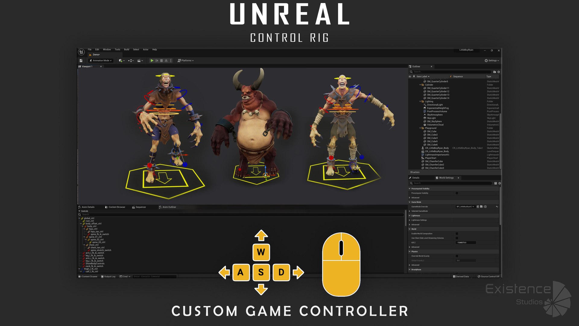 3D Monster Creature Pack 1 - Stylized Devils - Rigged Low Poly Fantasy RPG Horror Zombie - Ghoul ...