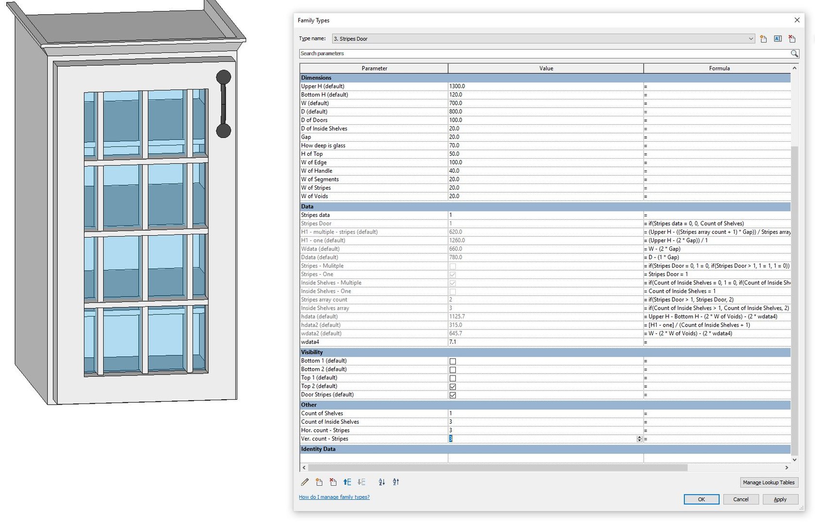 3D Model Revit Family Cabinets - TurboSquid 1678533