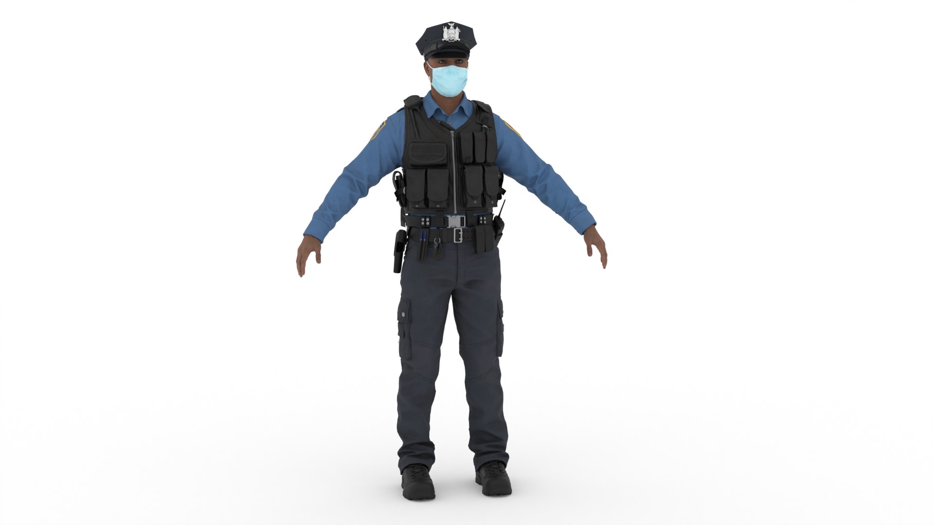 Police Male 3D - TurboSquid 2170917
