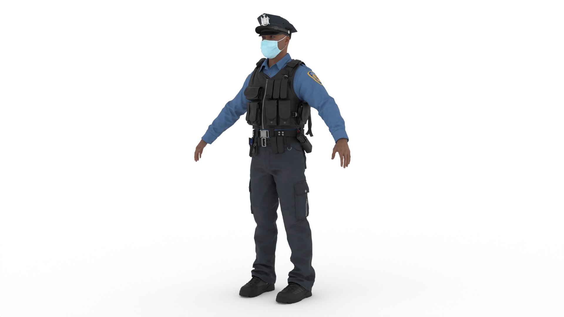 Police Male 3D - TurboSquid 2170917