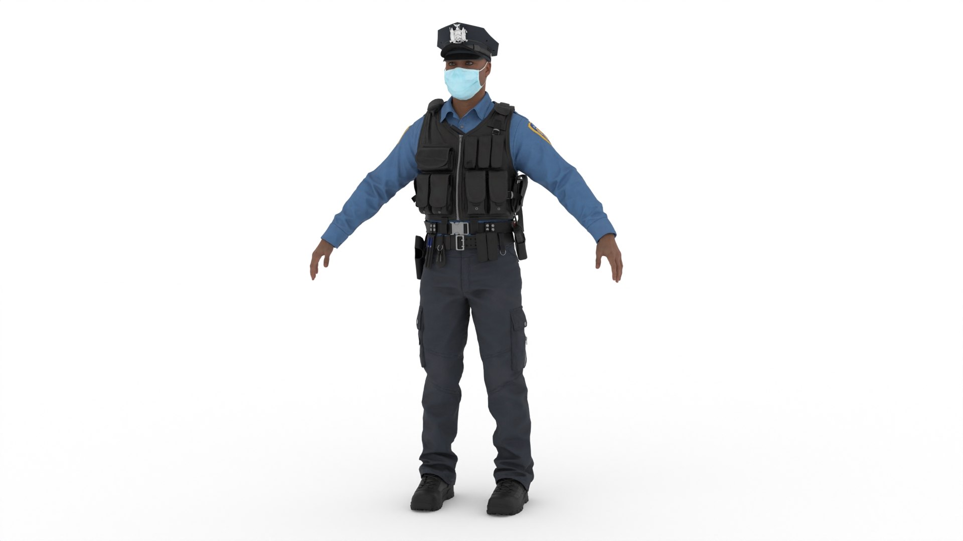 Police Male 3D - TurboSquid 2170917