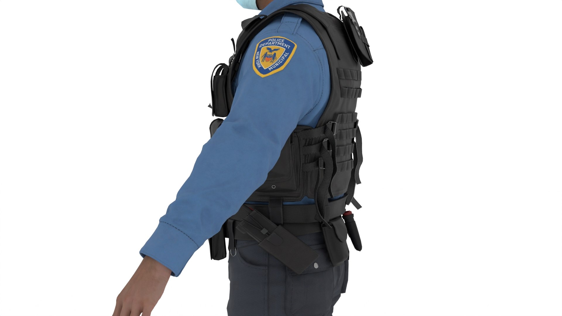 Police Male 3D - TurboSquid 2170917