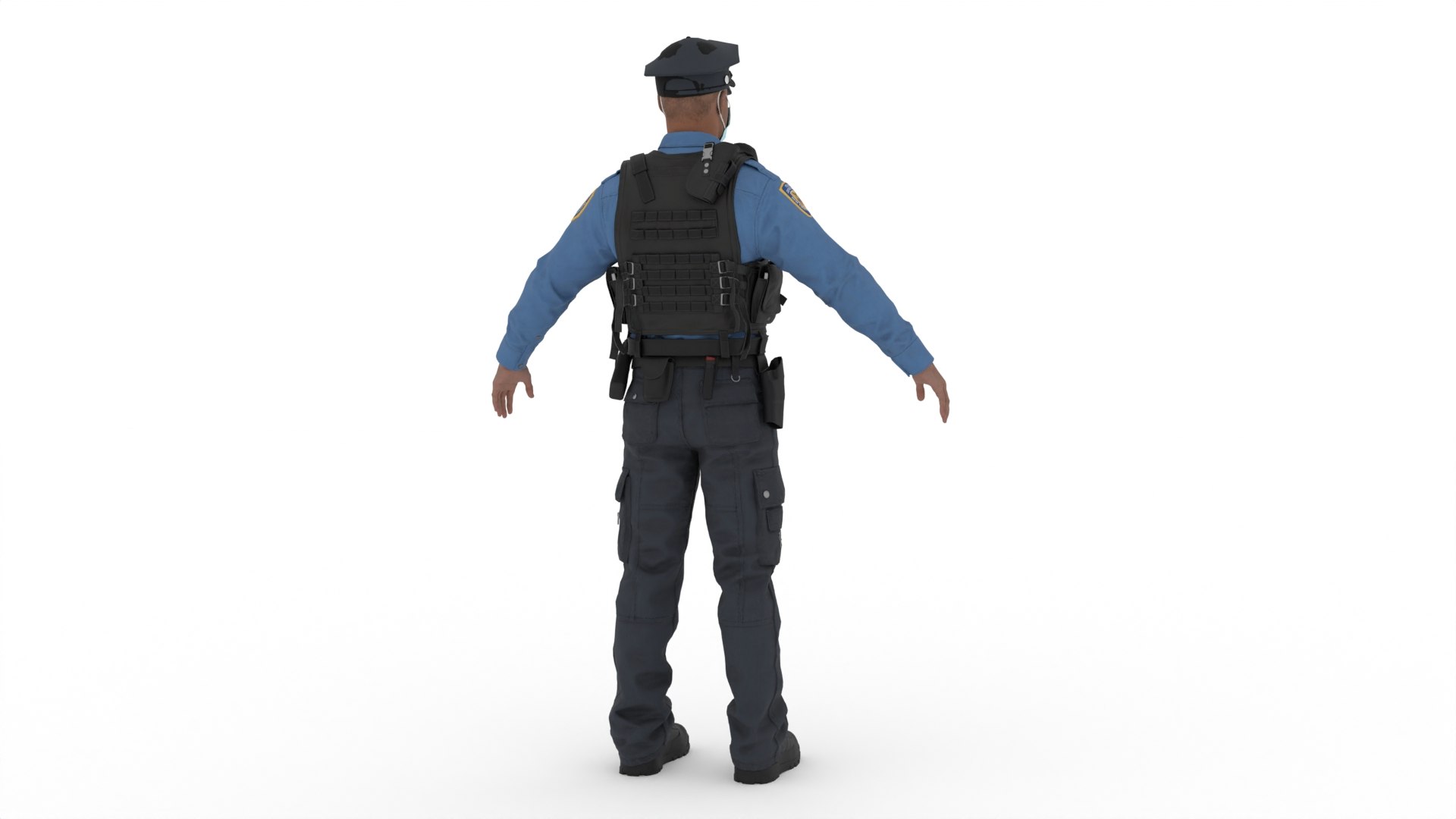 Police Male 3D - TurboSquid 2170917