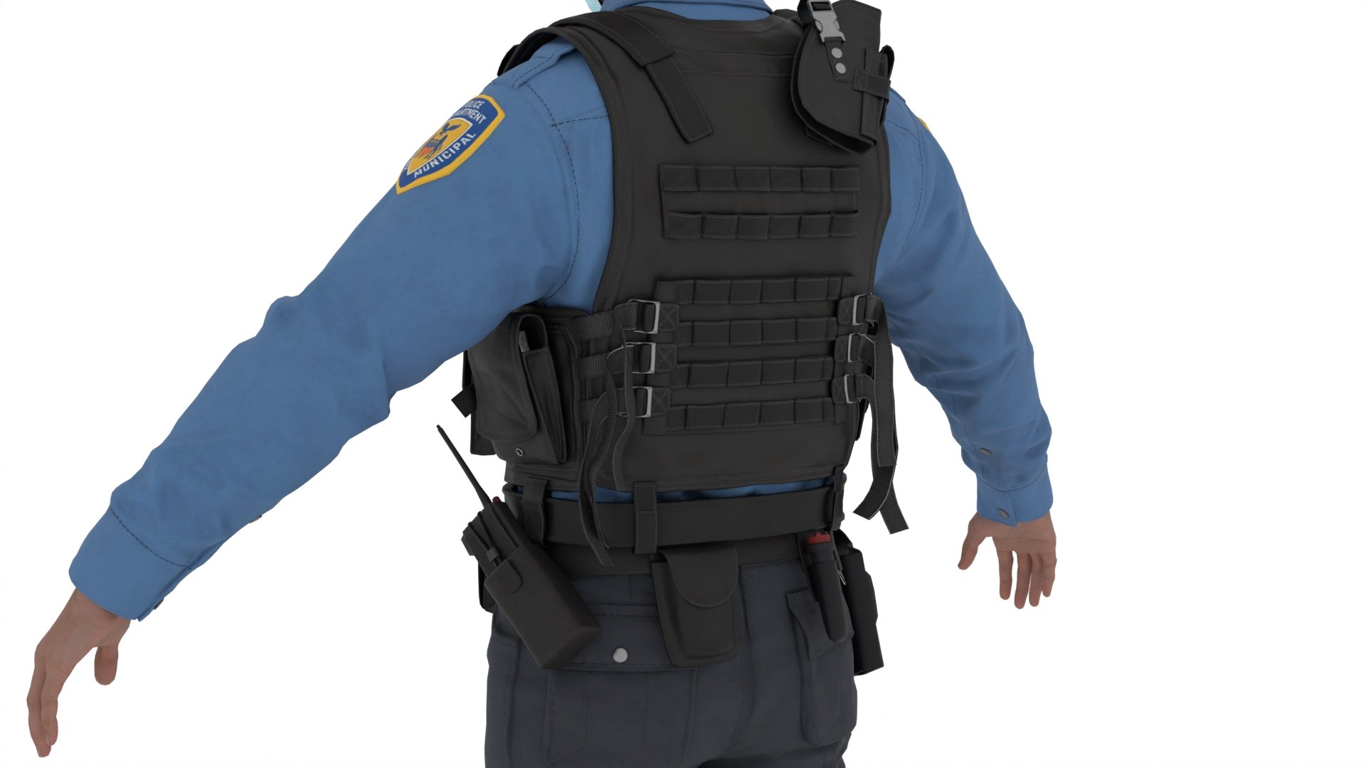 Police Male 3D - TurboSquid 2170917