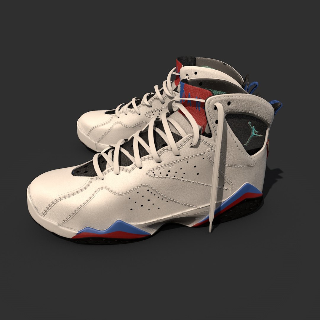 nike air jordan 7 3d c4d