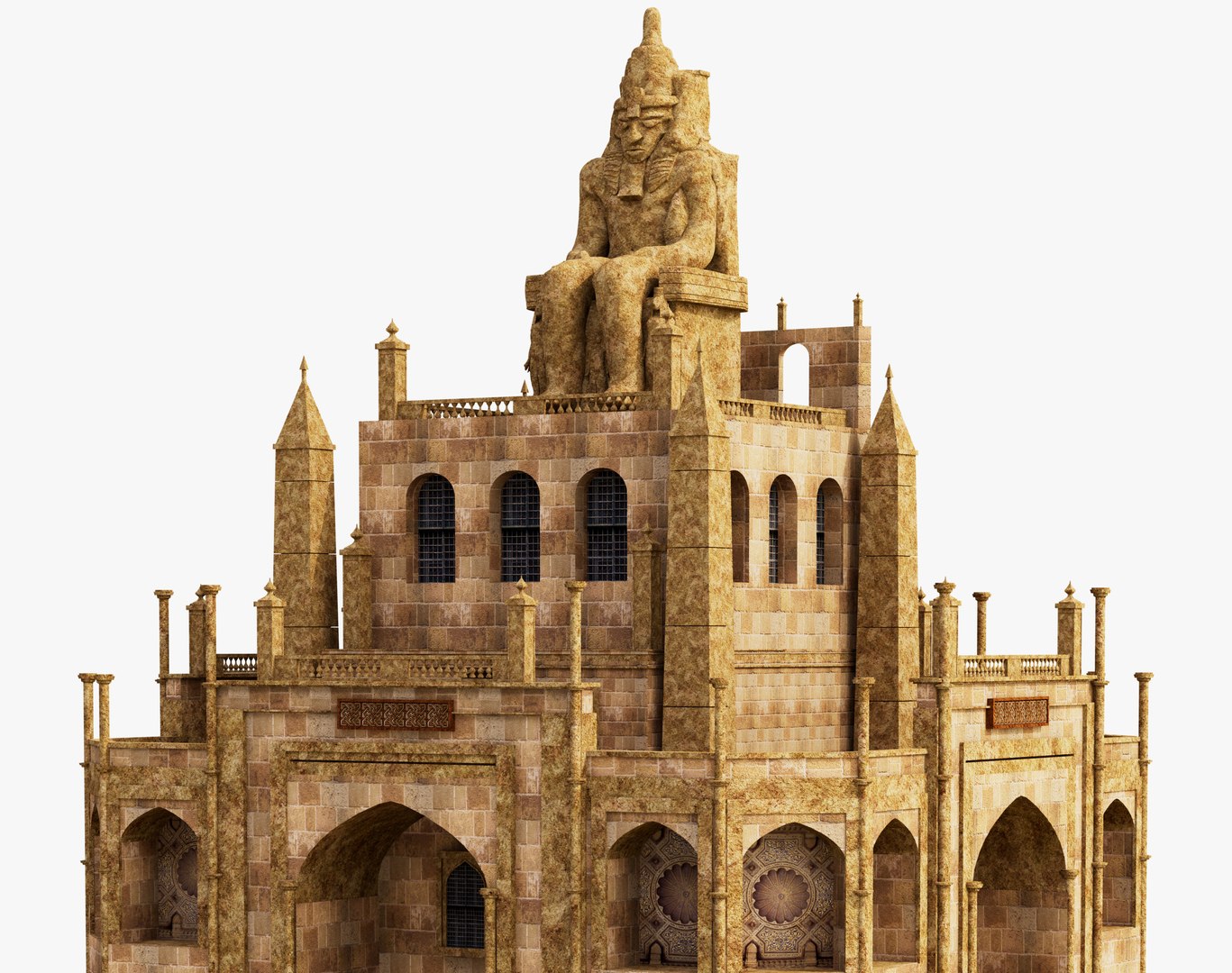 Fantasy Egyptian Castle 3D model - TurboSquid 2020133